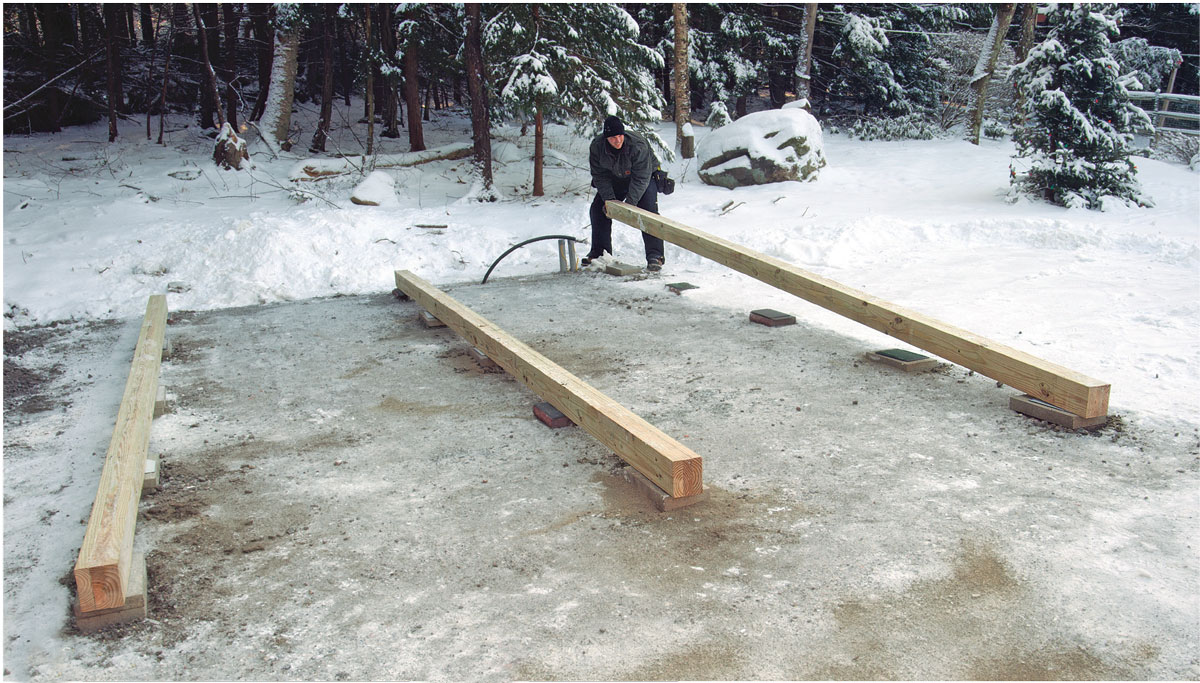 A Firm Foundation for a Backyard Shed - Fine Homebuilding