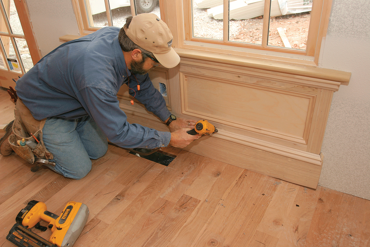Wainscoting Under Windows