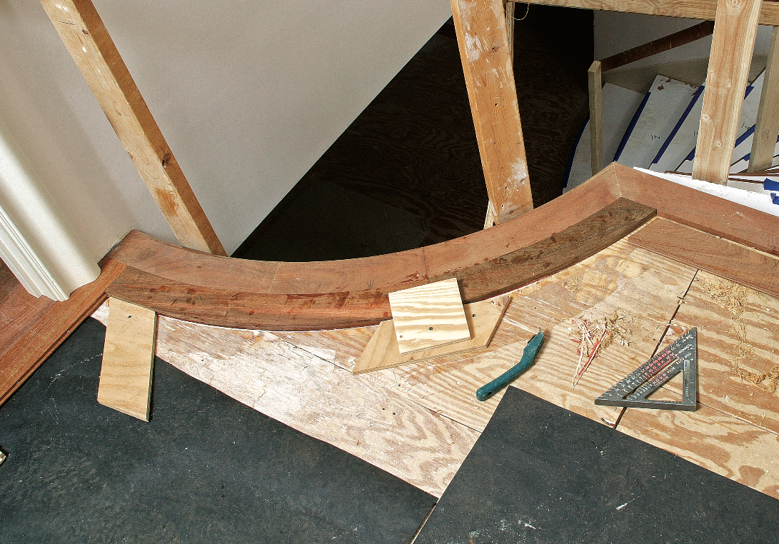 Cutting and Bending Curved Floor Parts - Fine Homebuilding