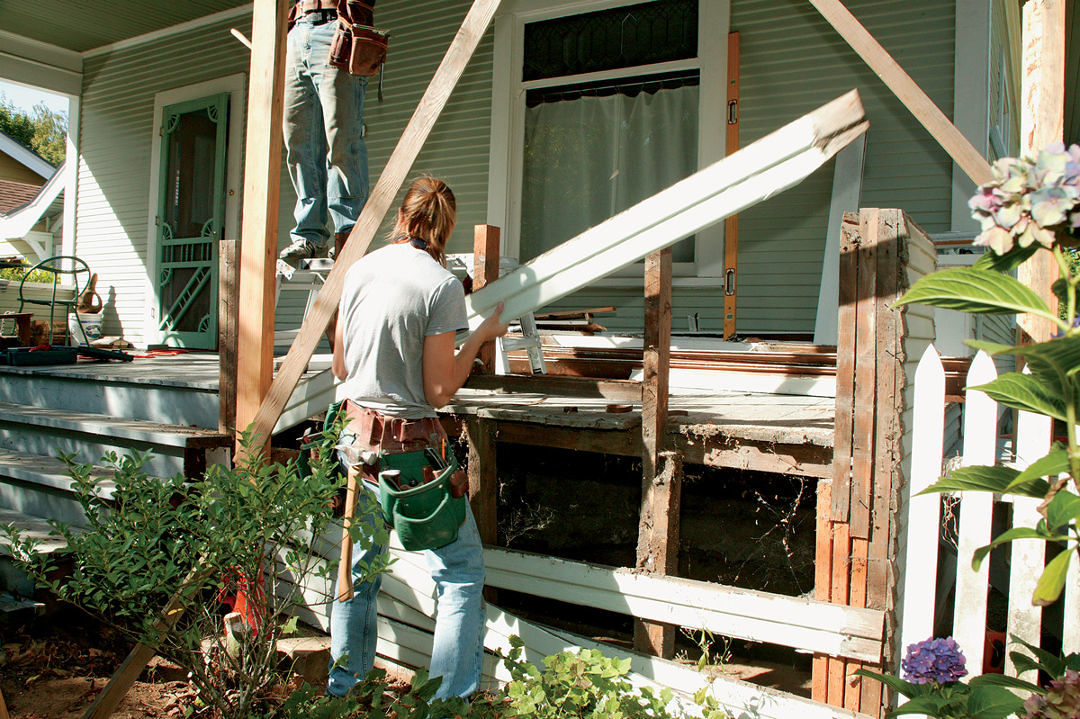 Repurpose Old Porch Post