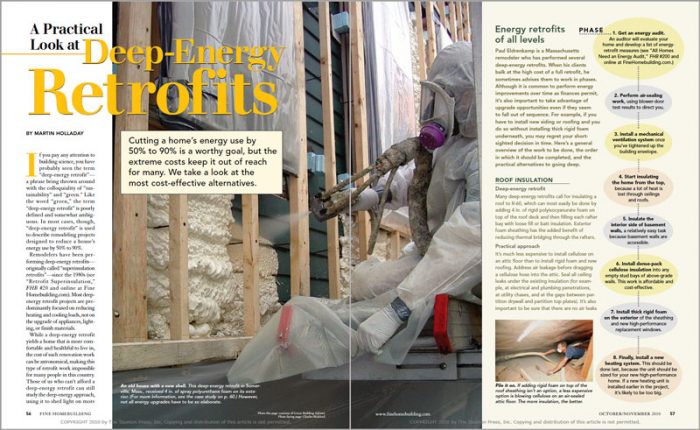 A Practical Look at Deep-Energy Retrofits - Fine Homebuilding