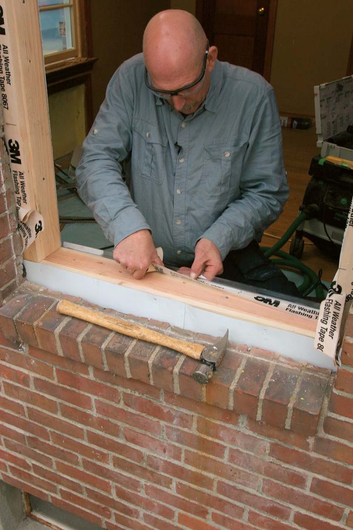 Install a Replacement Window in a Brick House - Fine Homebuilding