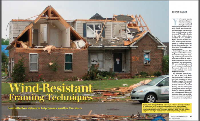 Wind-Resistant Framing Techniques - Fine Homebuilding