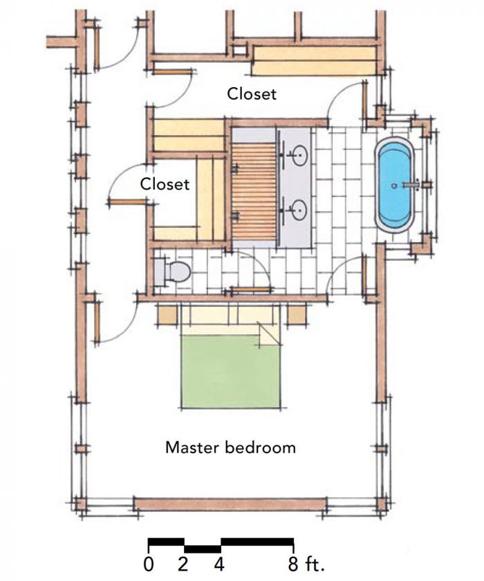 Clever Concept for a Brilliant Bath - Fine Homebuilding