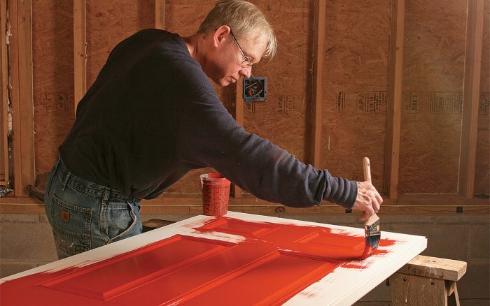 Brush-Painting a Steel Door - Fine Homebuilding