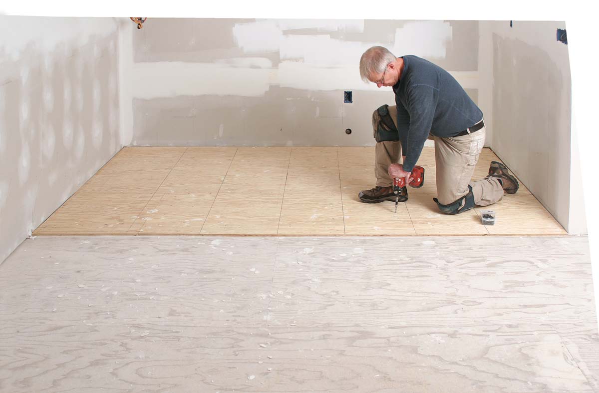 How To Lay Porcelain Tile On Wood Subfloor Viewfloor Co