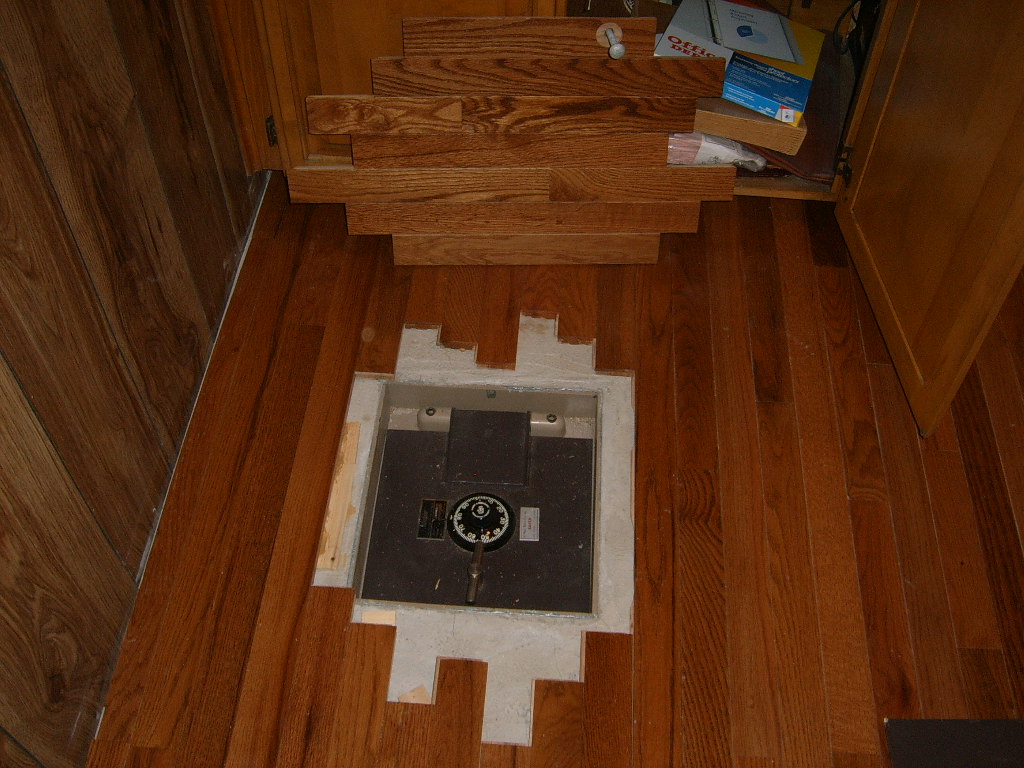 Hiding a safe really well. - Fine Homebuilding