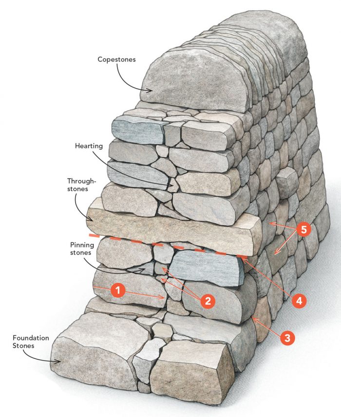 Stone Walls That Stay Built - Fine Homebuilding