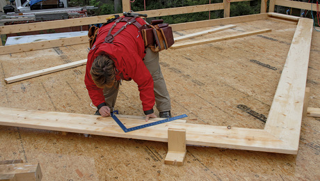 Building A Freestanding Deck Next To A House Fine Homebuilding
