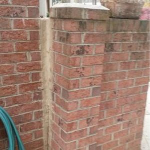 Repair Leaning Brick Wall