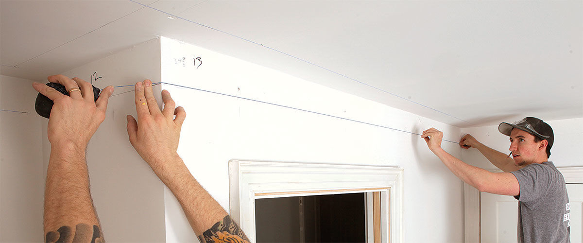 How to Install Built-up Crown Molding - Fine Homebuilding