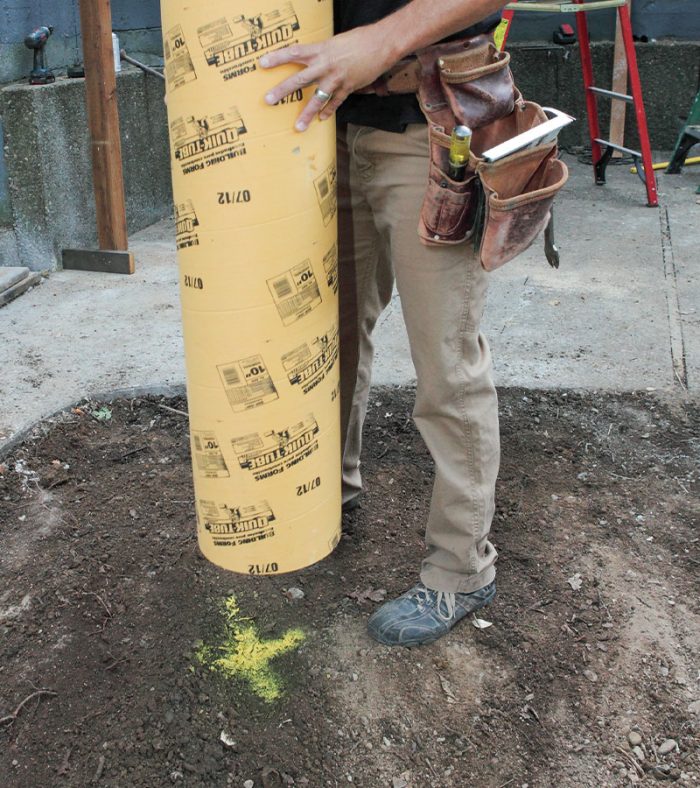 How to Dig Deck Footings - Fine Homebuilding