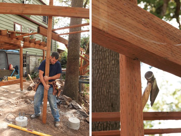 Setting Deck Posts From the Top Down - Fine Homebuilding
