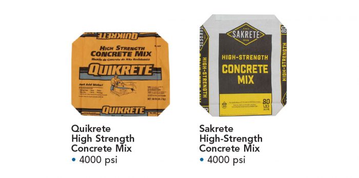 Choosing the Right Bagged Concrete Mix - Fine Homebuilding