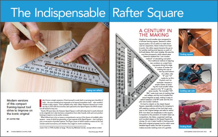 The Indispensible Rafter Square - Fine Homebuilding
