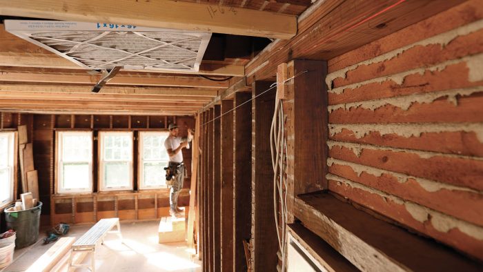 Simple Way to Make Old Walls Straight and Plumb - Fine Homebuilding