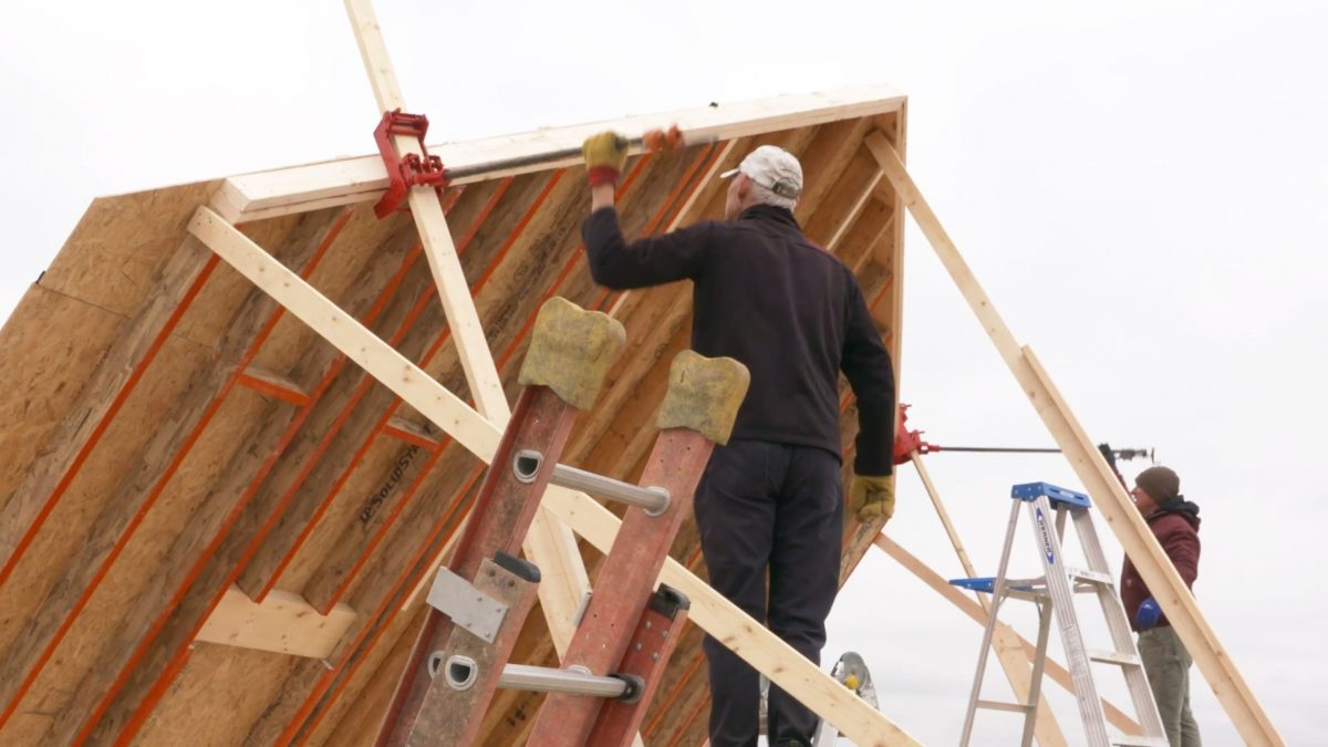 Raising and Air-Sealing Tall Walls - Fine Homebuilding