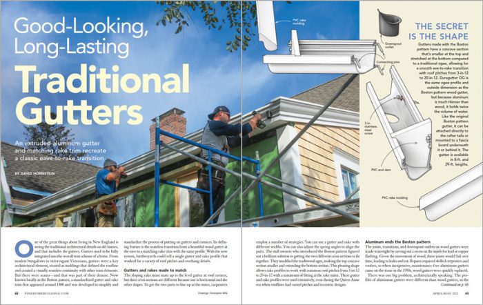 Good-Looking and Long-Lasting Traditional Gutters - Fine Homebuilding