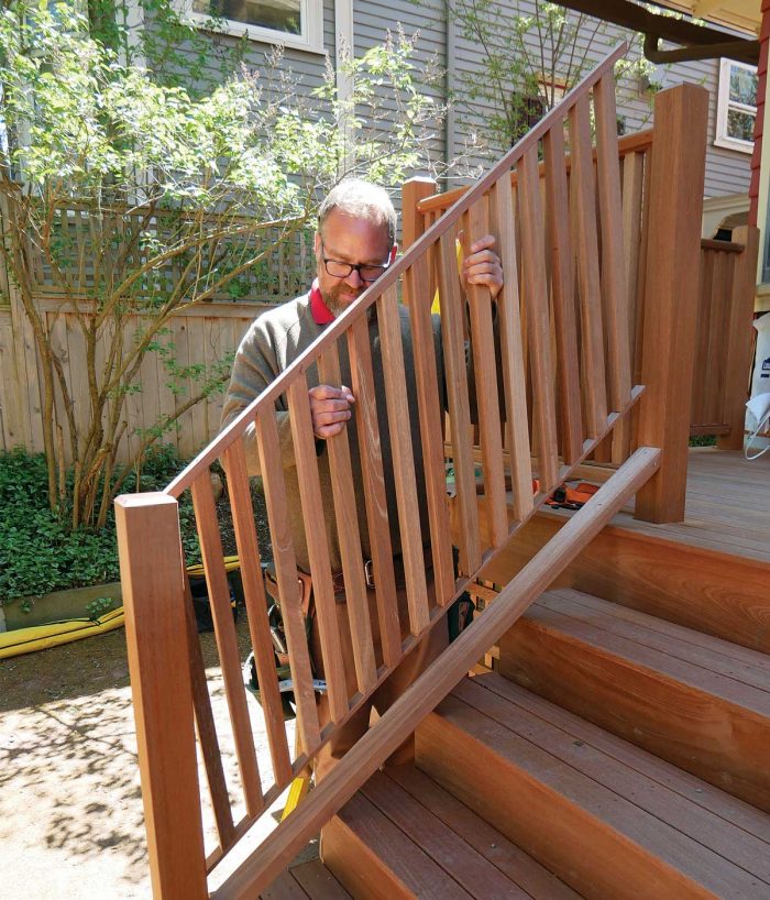 A Sturdy Rail for Outdoor Stairs - Fine Homebuilding