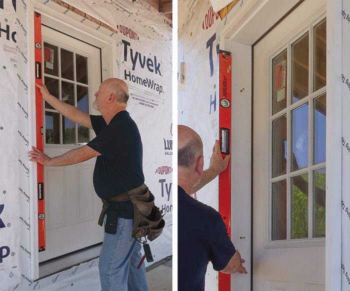 Step-by-Step Install Prehung Exterior Doors - Fine Homebuilding
