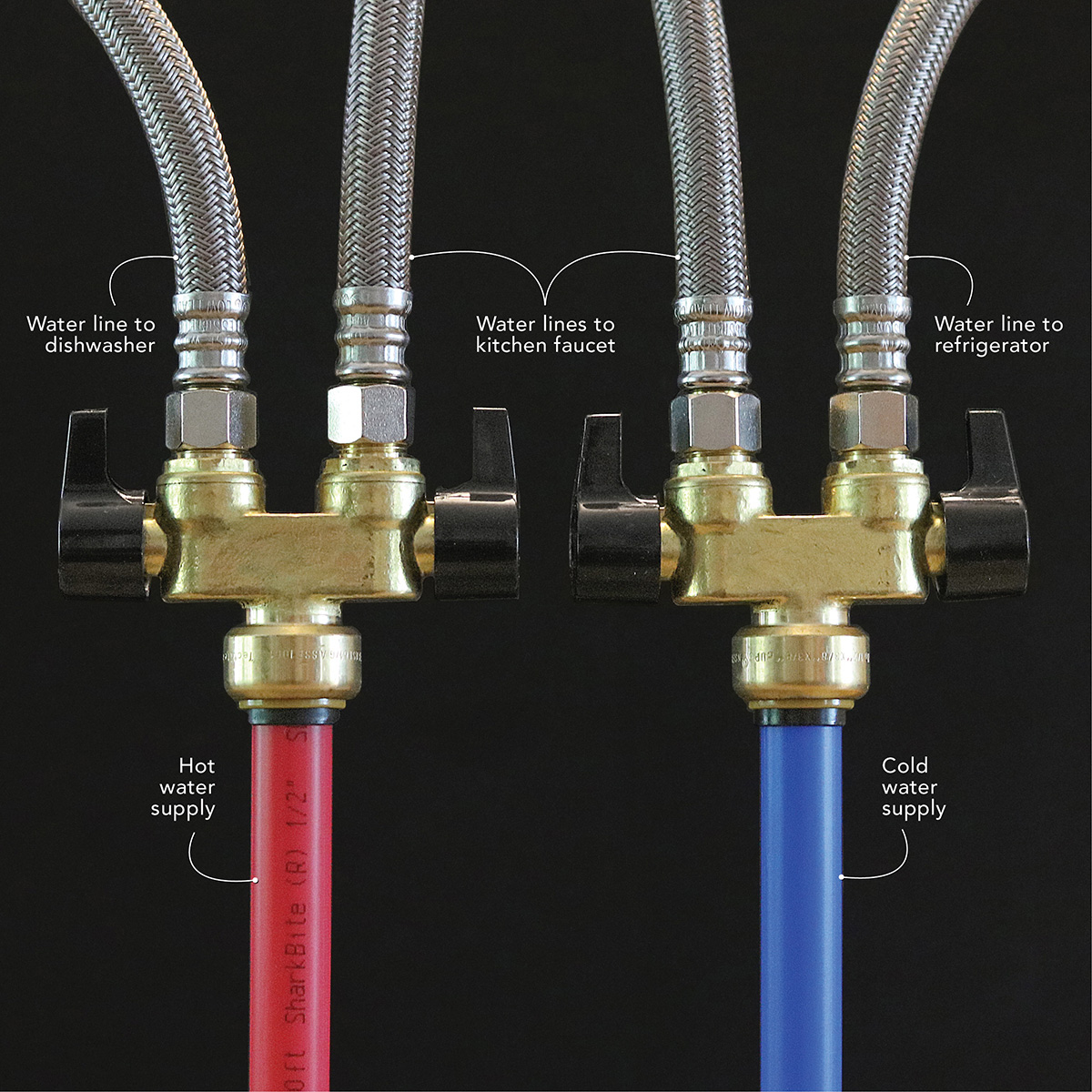 Valve Fittings With Individual Shut-off Capabilities - Fine Homebuilding
