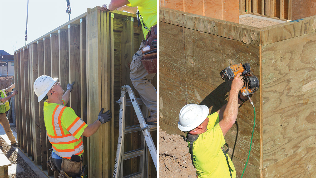 Pressure Treated Foundation Walls