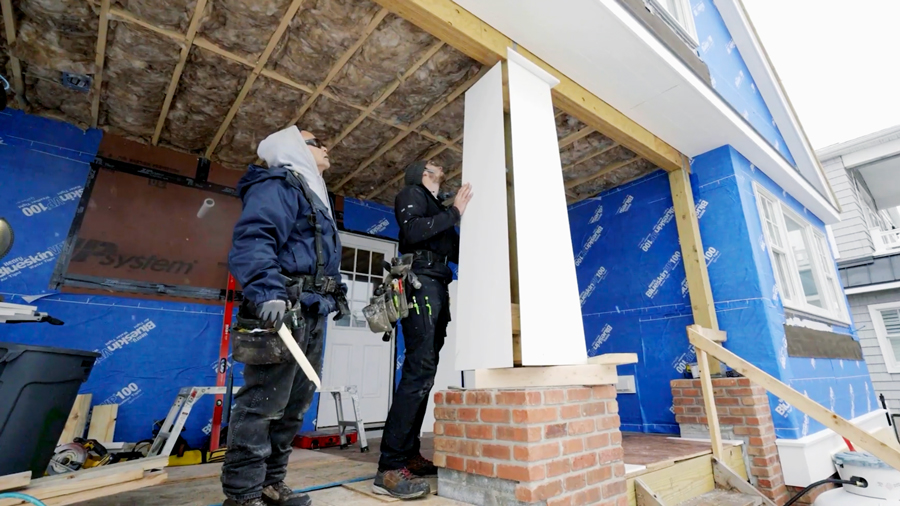 Creating and Installing PVC Tapered Columns - Fine Homebuilding