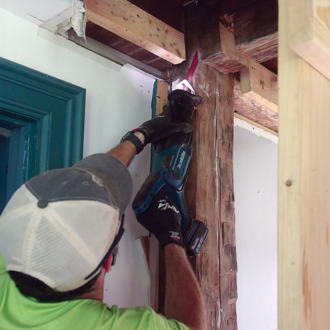 Installing Steel I-Beams in a Farmhouse Remodel - Fine Homebuilding