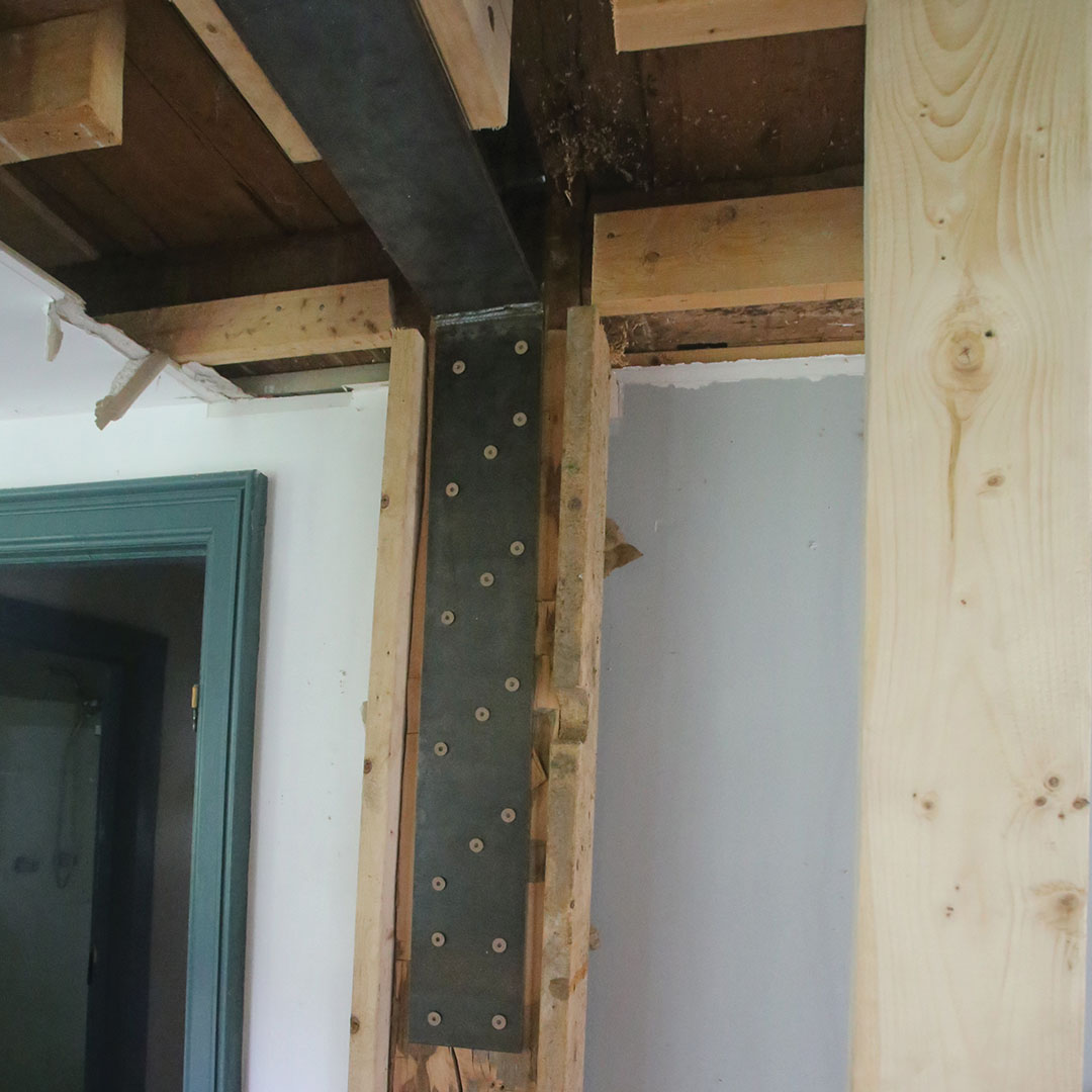 Installing Steel I-Beams in a Farmhouse Remodel - Fine Homebuilding