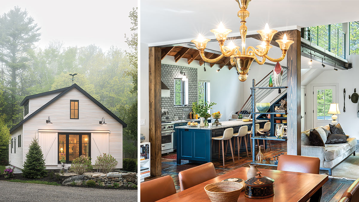 Transformed Barn Into House