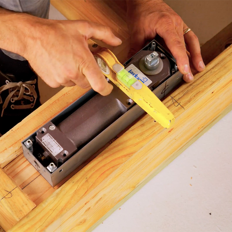 How to Install a Pivot Box for a Seamless Threshold - Fine Homebuilding
