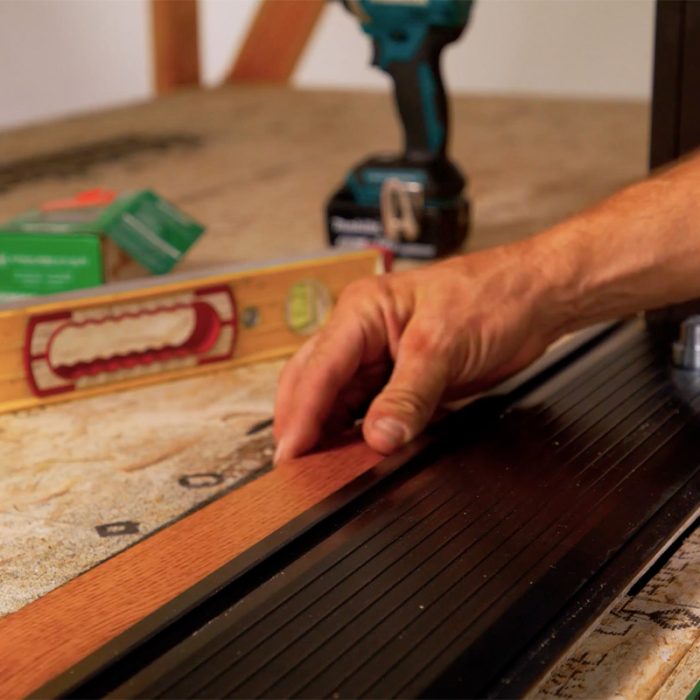 How to Install a Pivot Box for a Seamless Threshold - Fine Homebuilding
