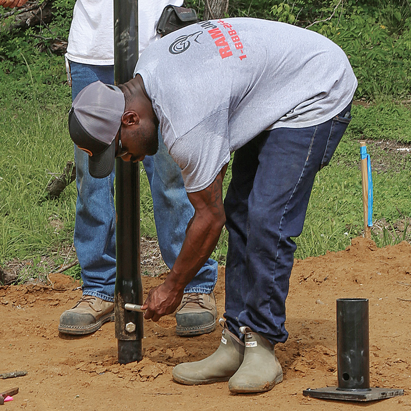 A Foundation for Wet Soil Using Helical Piles and Grade Beams - Fine ...